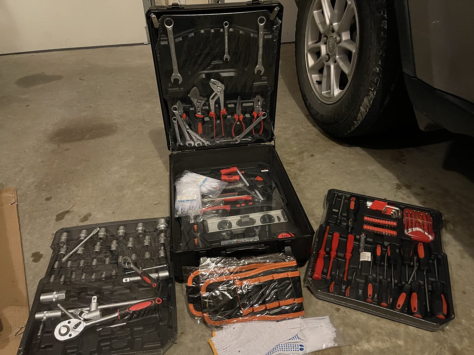 $28/mo - Finance Tool Sets for Men, Tool Box with Tools, Tool Kit with ...