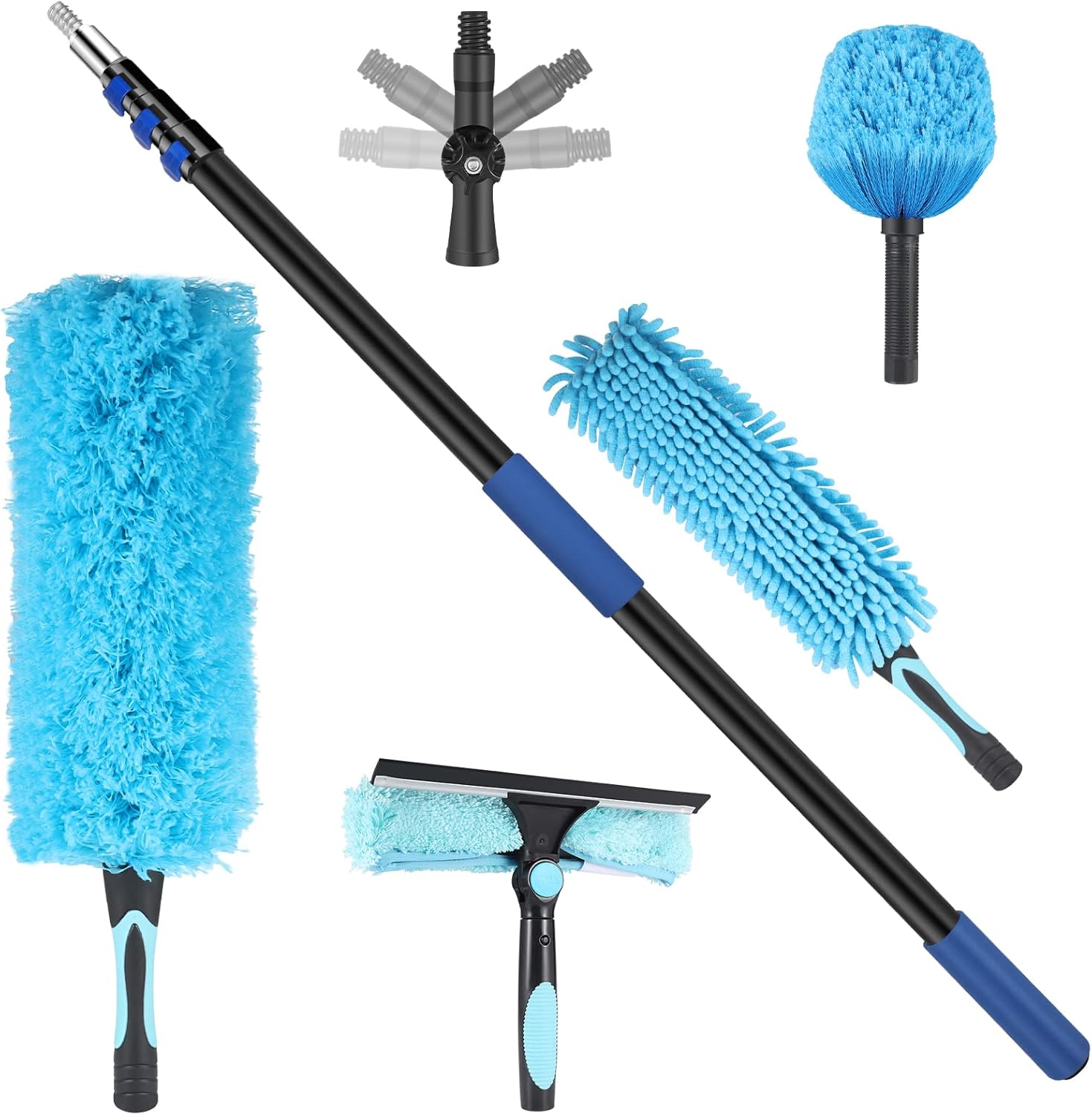 Amazon.com: 20 Foot High Reach Duster Kit Dusters for Cleaning High ...