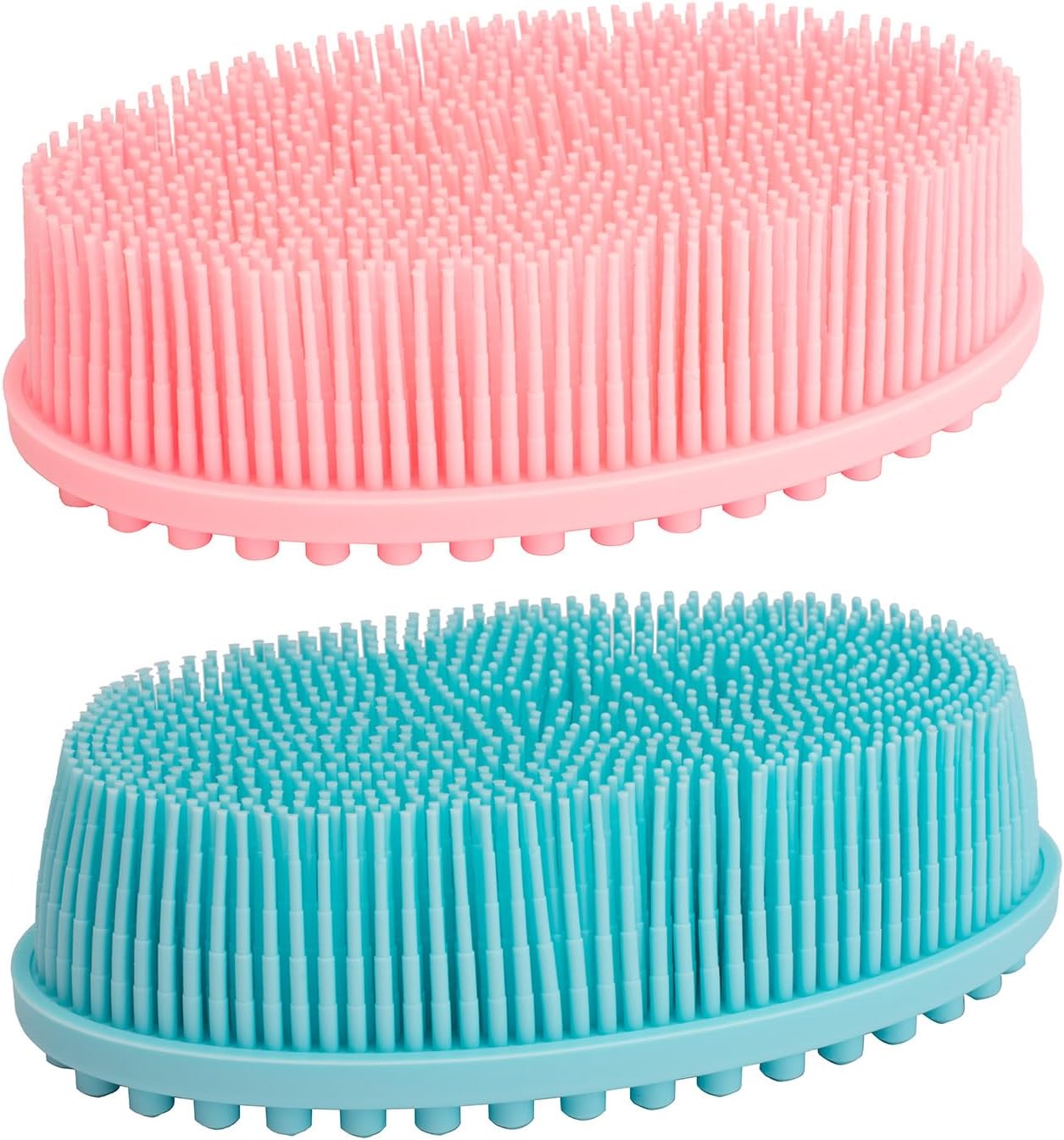 Amazon.com : Boie USA Flat Body Scrubber - Soft Silicone-Like ...