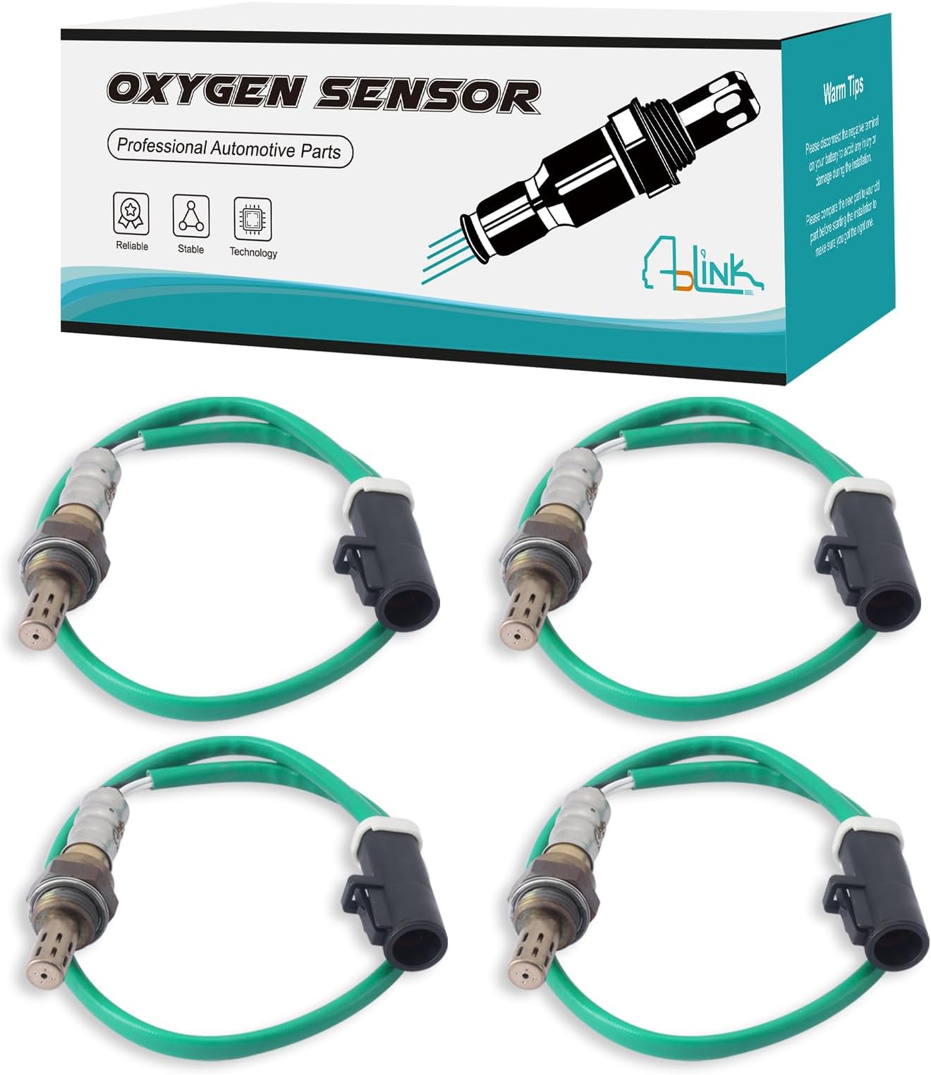 Amazon.com: AULINK 15716 15717 15718 15719 Oxygen Sensor 4 PCS for Ford ...
