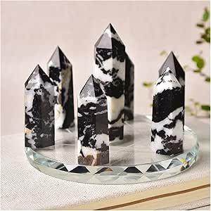 Amazon.co.jp: 1 Set 7 Star Plate Natural Crystal Point Stone Reiki ...