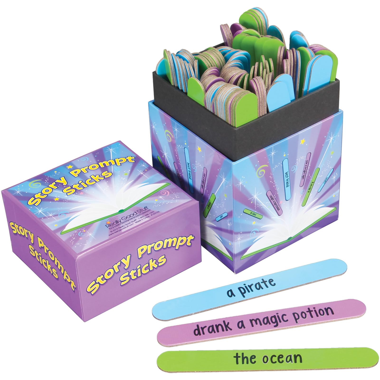 Amazon.com: Story Prompt Sticks - 135 Sticks : Office Products