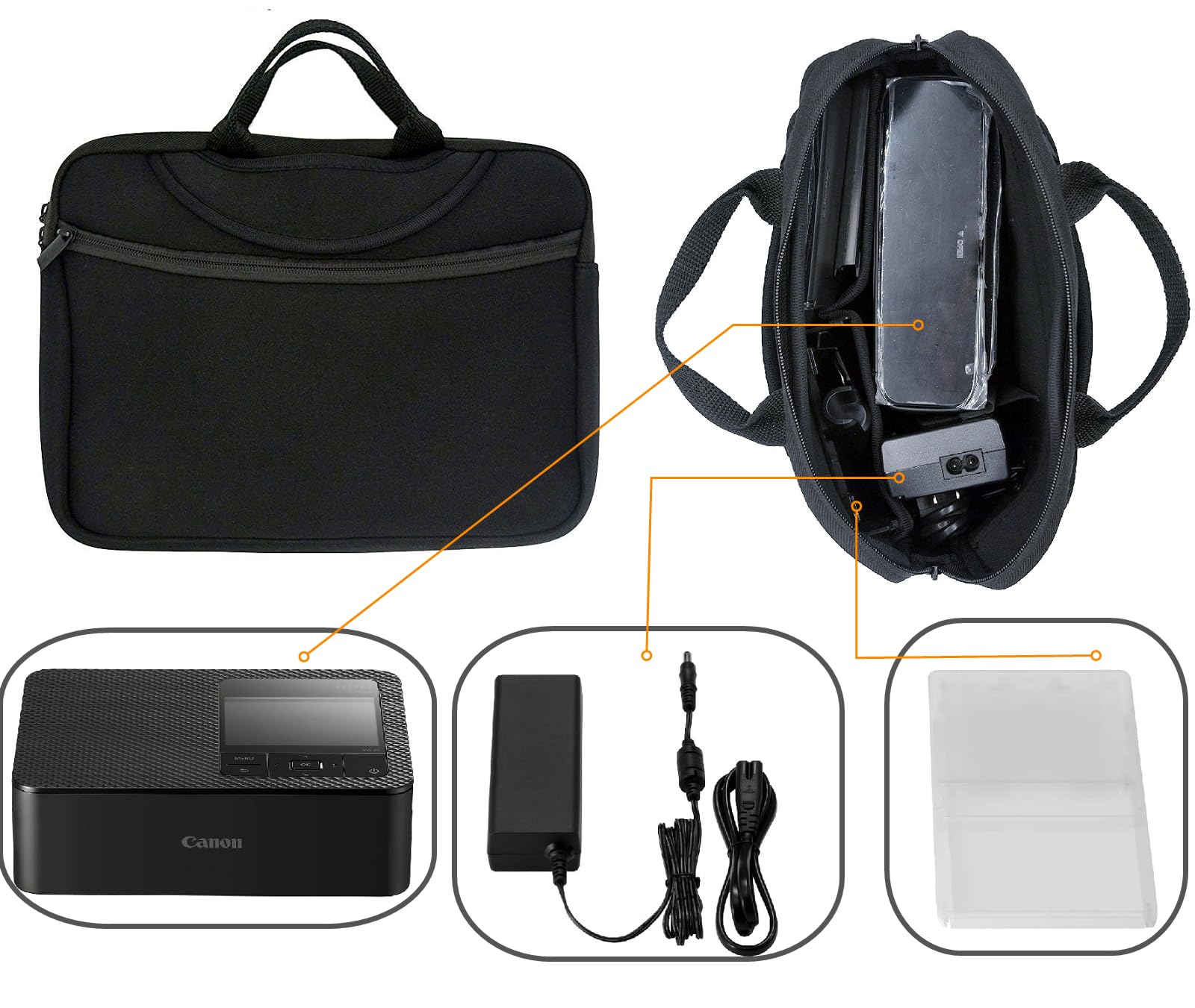 Canon Selphy Cp1300 Elonbo Carrying Case For Canon SELPHY CP1500 ...