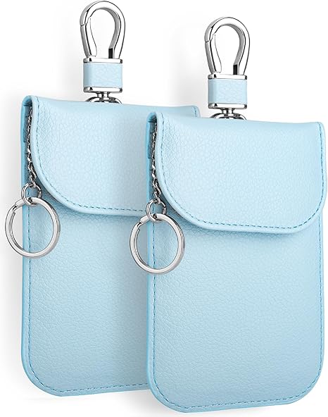 Teskyer 2 Pack Faraday Pouch for Car Keys, Keyless Car Key Signal ...