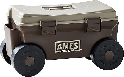 Amazon.com : AMES 20213200 Rolling Lawn & Garden Storage Cart for ...