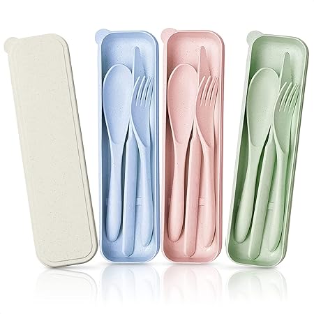 Amazon.com | Tupperware Snap Together Cutlery Utensils Fork Knife Spoon ...
