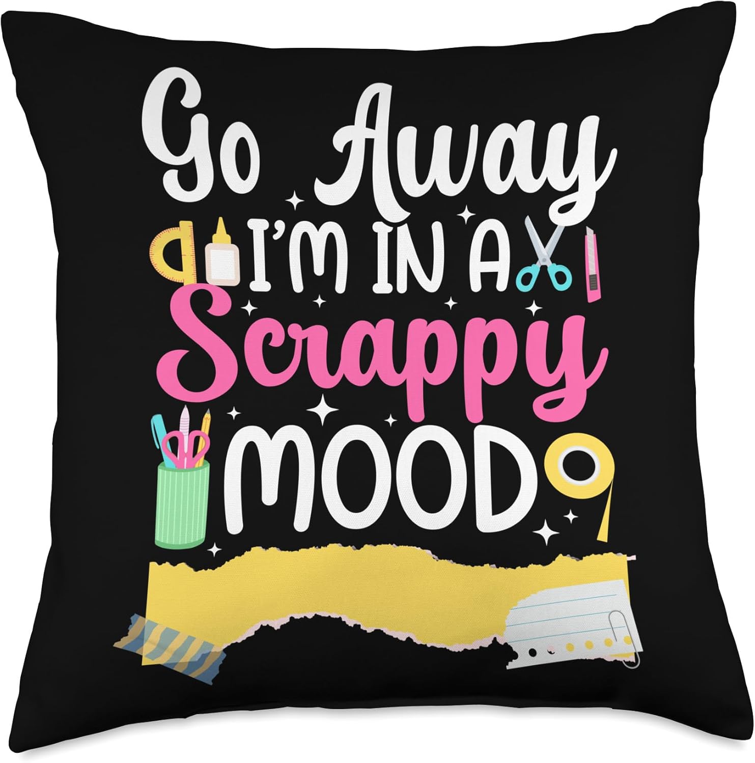 Amazon.com: Crafting Lover Women Scrapbooking Gift Supplies Go Away I'm ...