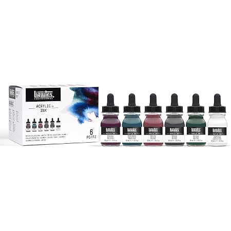 Liquitex Professional Acrylic Ink, Set of 3 x 30 ml Primary Colours and ...