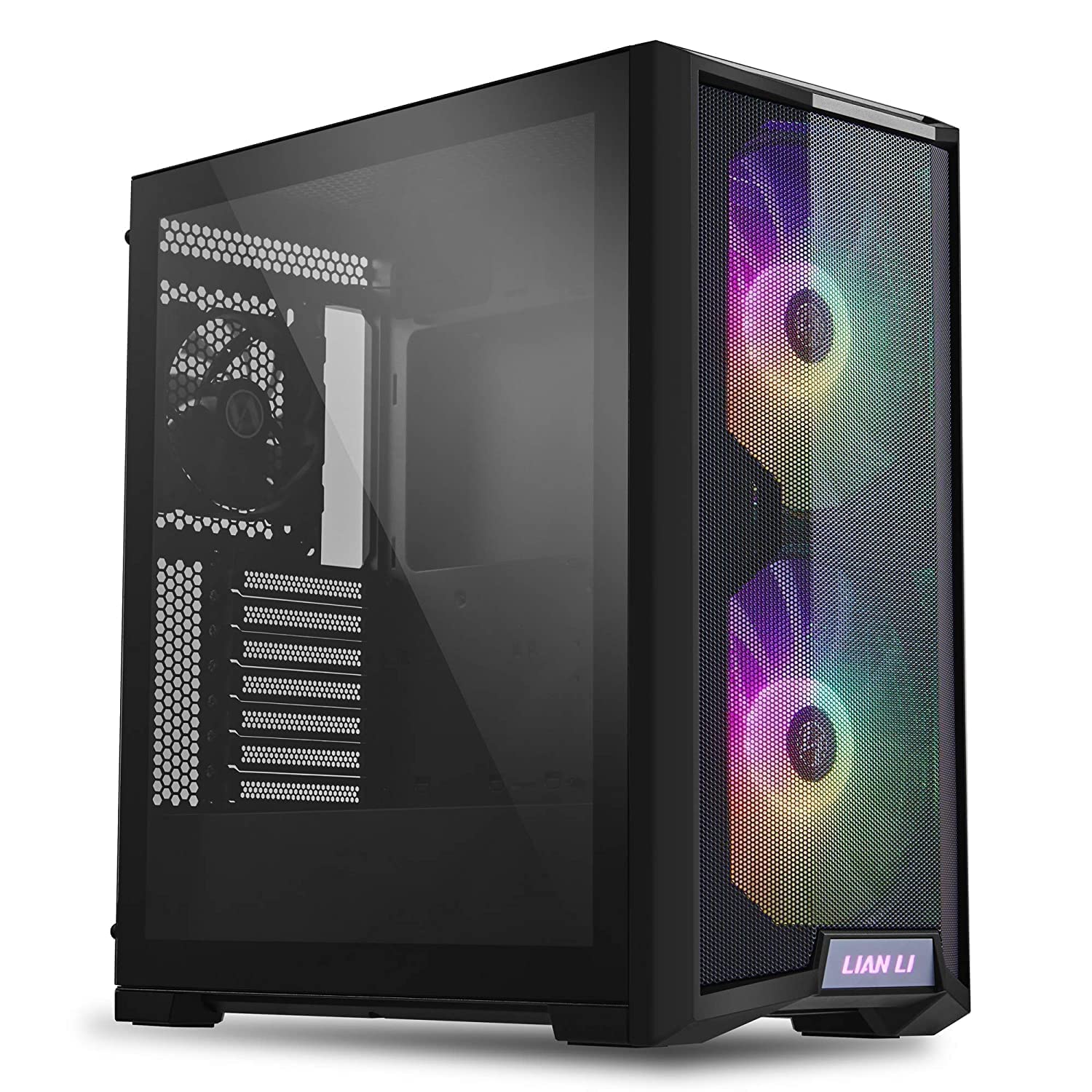 Buy Lian Li LANCOOL 215 Mesh Black Tempered Glass ATX Case Black Color