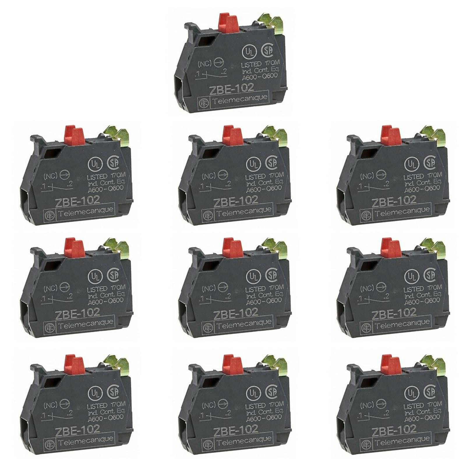 HNARL 10Pcs Genie Contact Block 66818GT 66818 ZBE-102 Teknic XB2 Series ...
