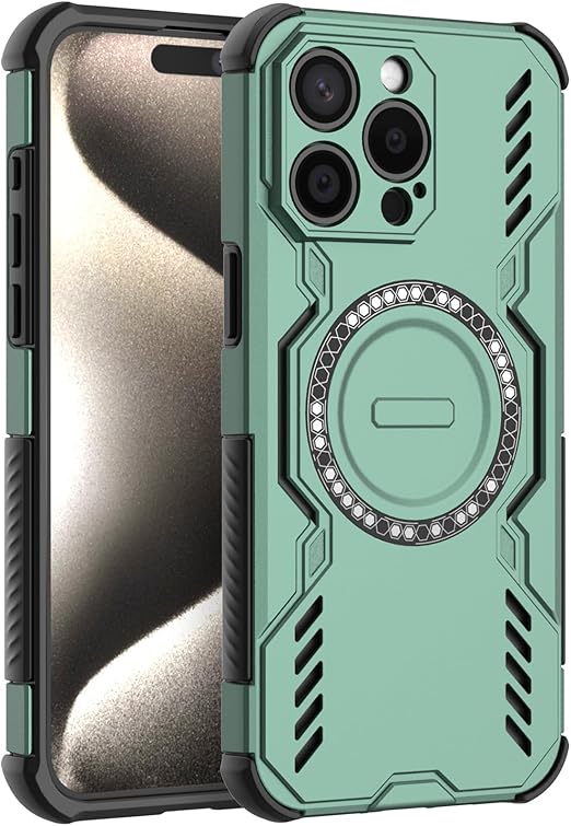 LVVFEI Case for iPhone 15 Pro Max 6.7 Inch Magnetic iPhone 15 Pro Max ...