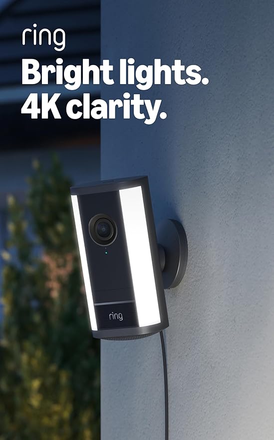 Amazon.com: Ring Spotlight Cam Pro, Plug-in (newest model), Home or ...