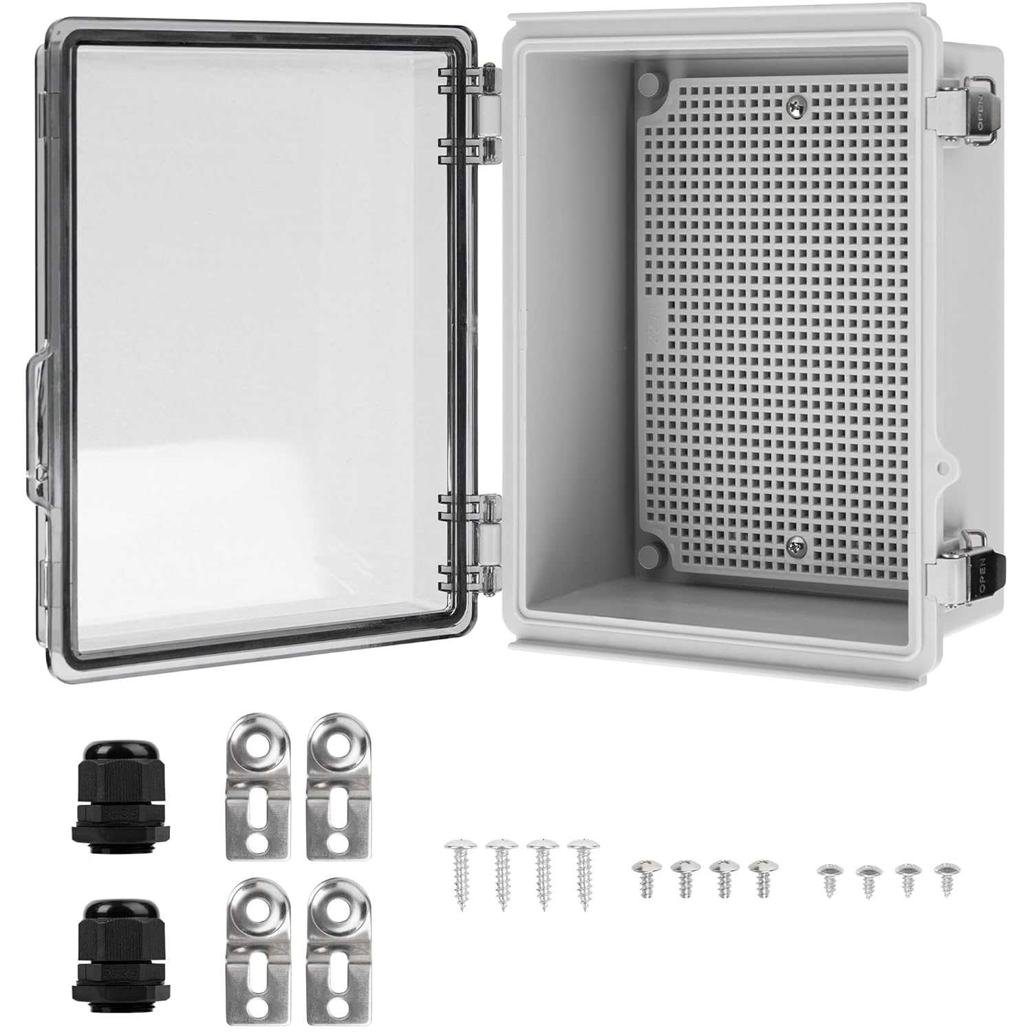 BlueStars Clear Junction Box IP67, 8.98" x 5.04" x 7.01" Electrical ...