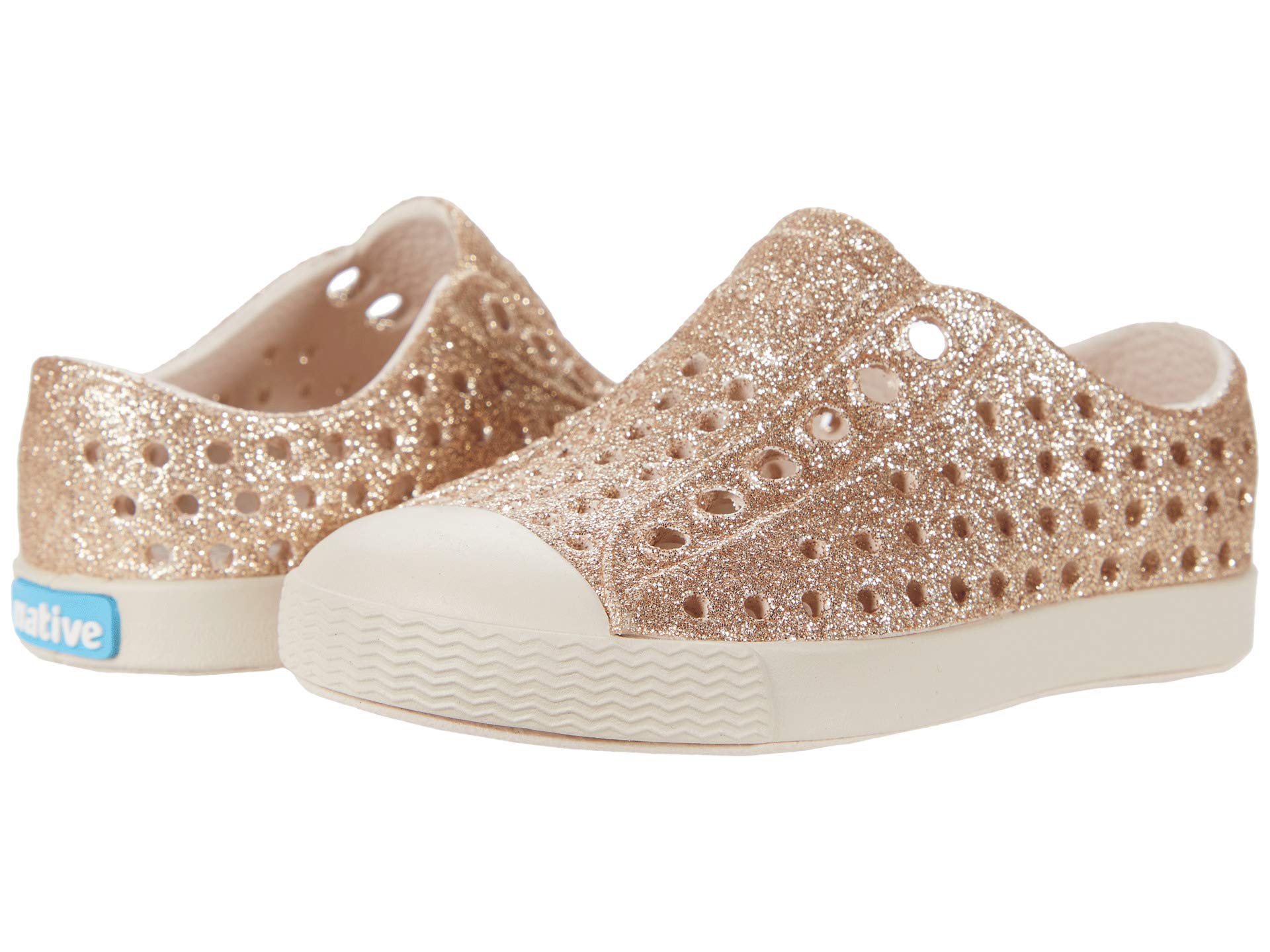 Snapklik.com : Native Shoes Kids Womens Jefferson Bling Glitter