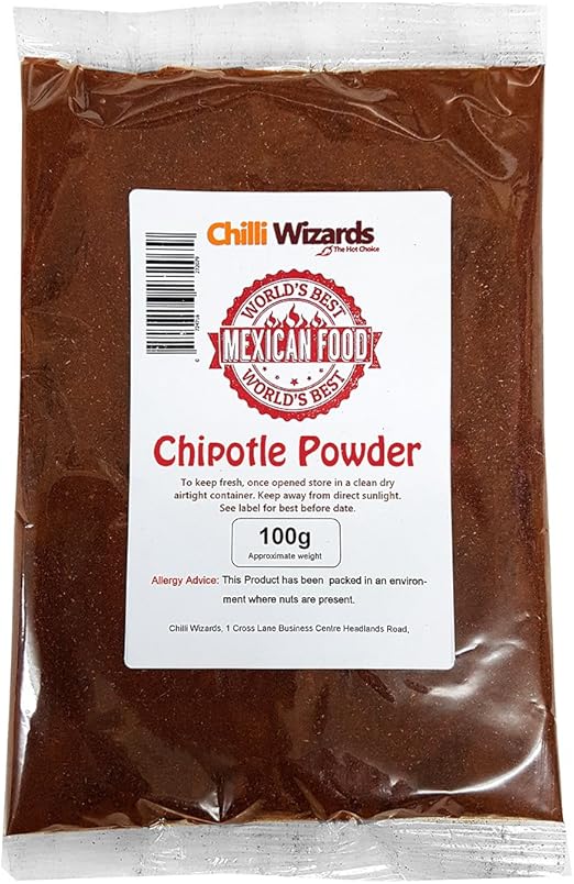 Chipotle Powder. Highest Quality & Best Price 100g Smoked Jalapeno ...
