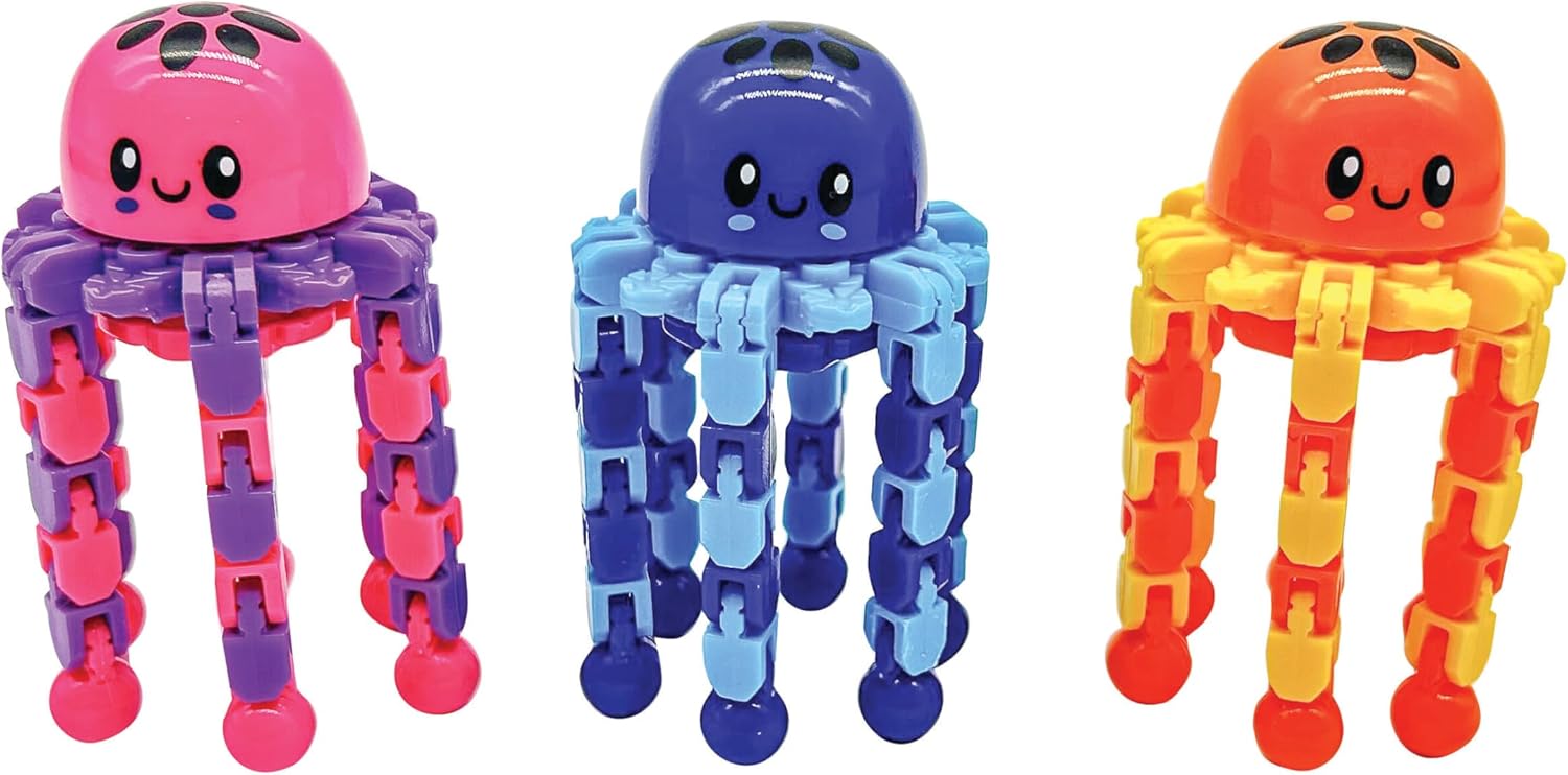 Amazon.com: Raymond Geddes Jelly Fish Fidget Spinner Toys (Pack of 12 ...