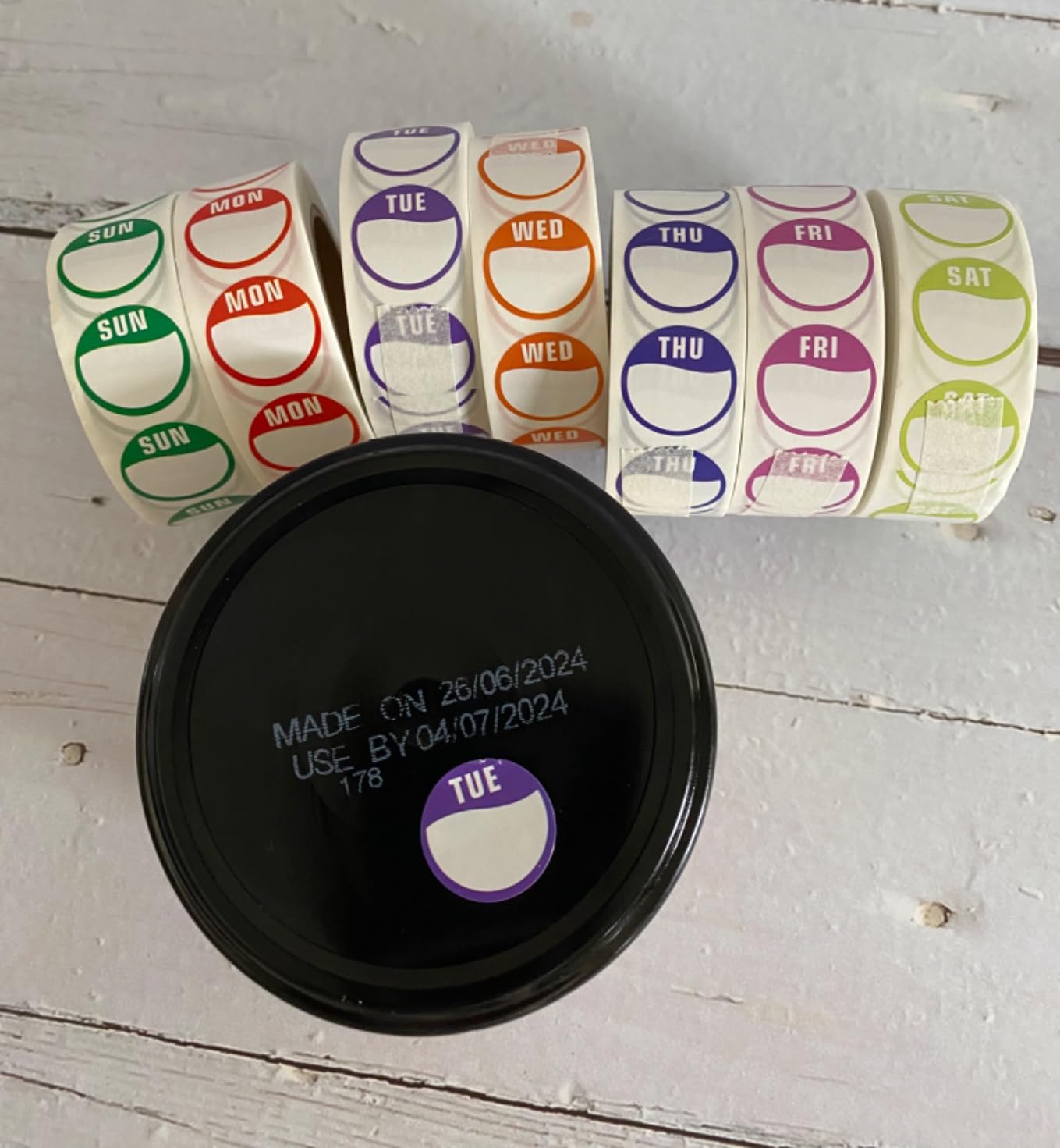 3500 Food Labels Stickers Day of The Week Labels for Commercial Kitchen ...