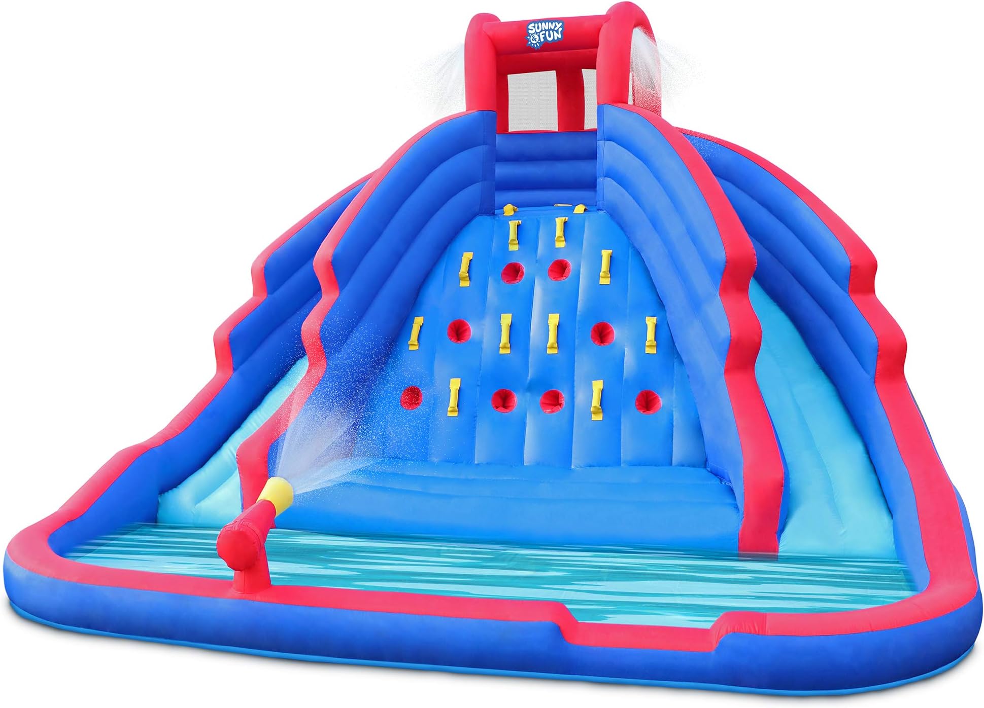 Amazon.com : Sunny & Fun Ultra Climber Inflatable Water Slide Park ...