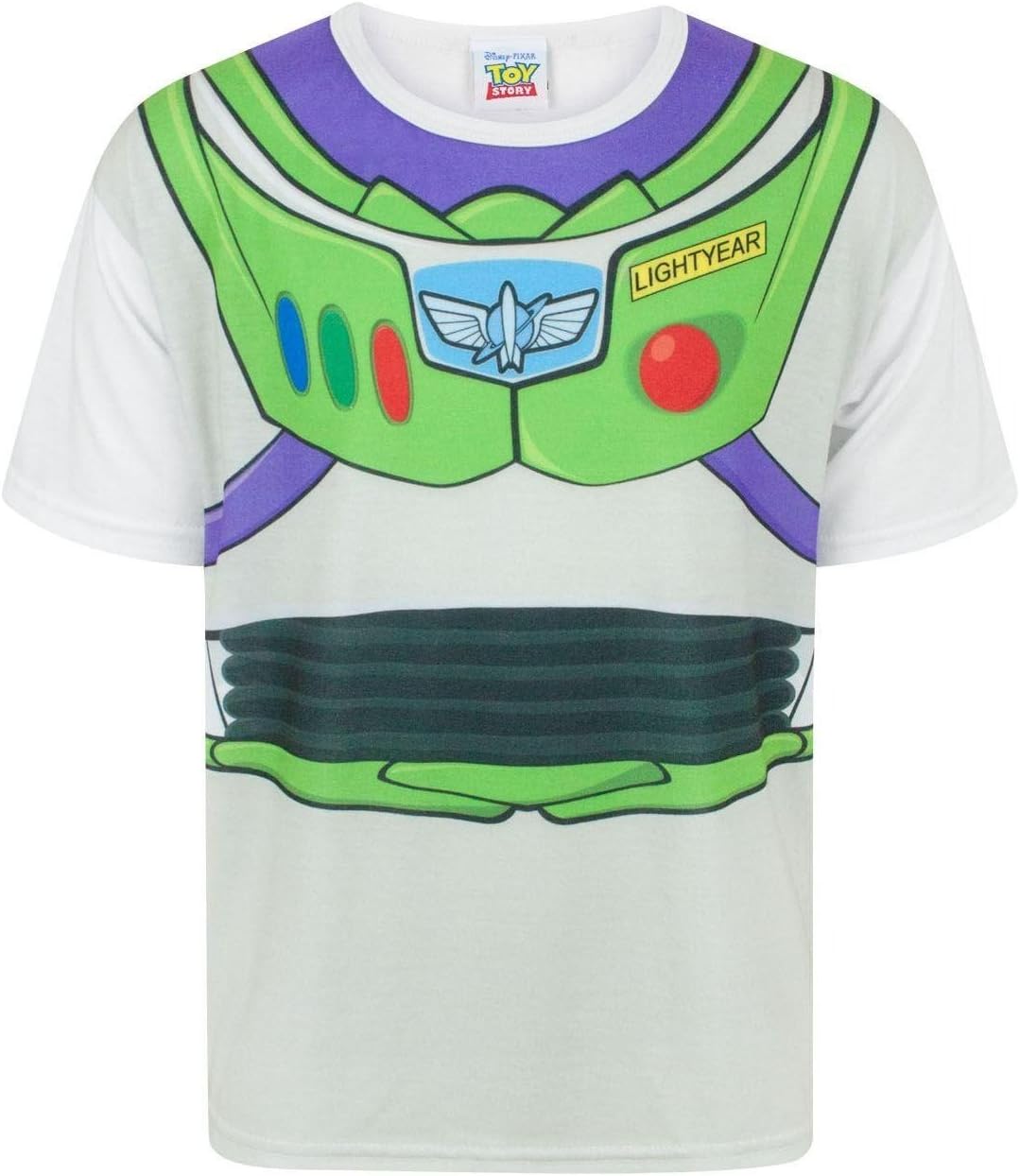 Amazon.com: Toy Story Disney Childrens Boys Buzz Lightyear Costume T ...
