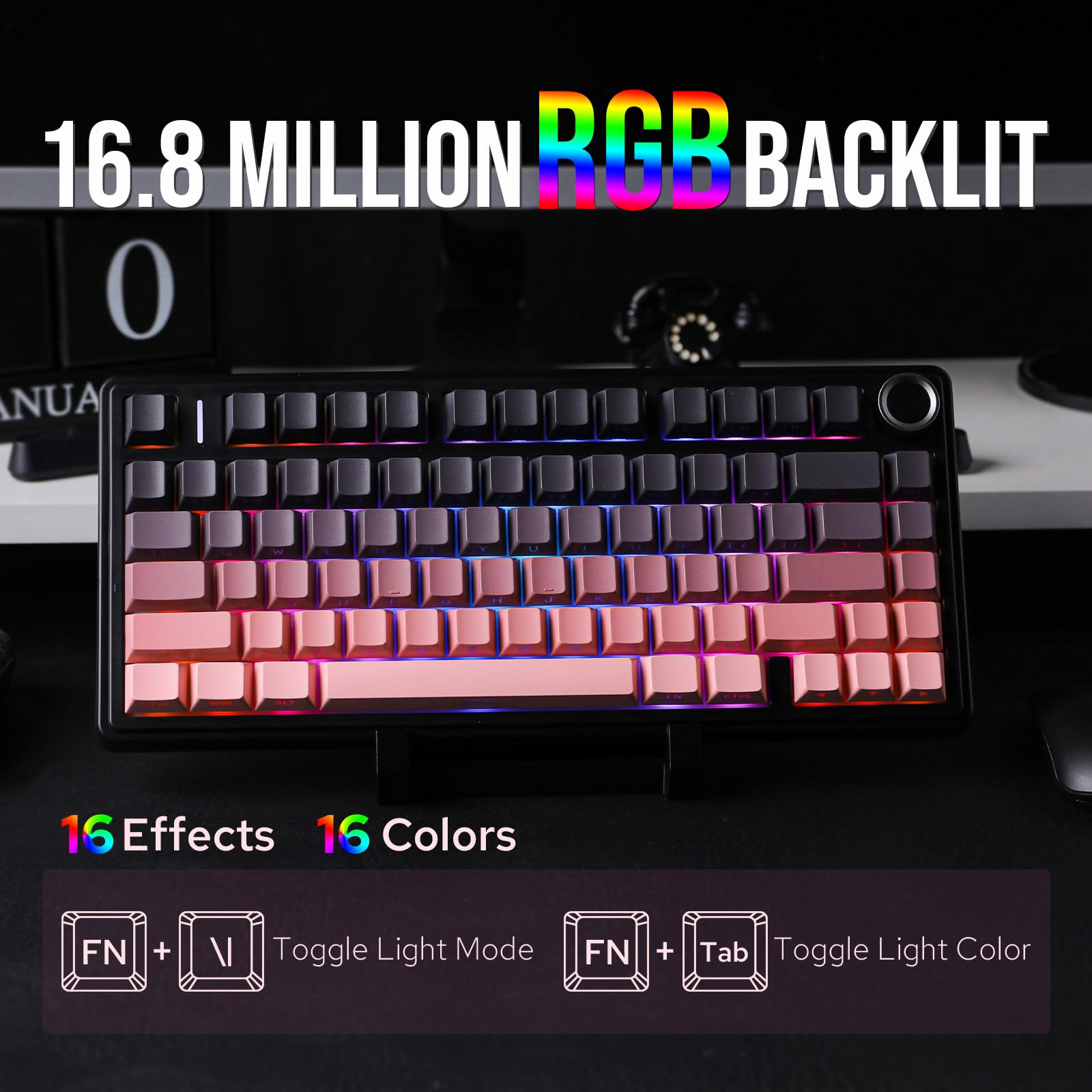 Snapklik.com : EPOMAKER X Aula F75 75% Wireless Gaming Keyboard, BT/2 ...