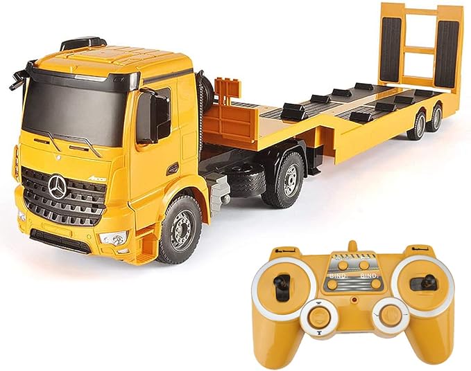 Amazon.com: Fistone RC Truck Detachable Flatbed Semi-Trailer ...