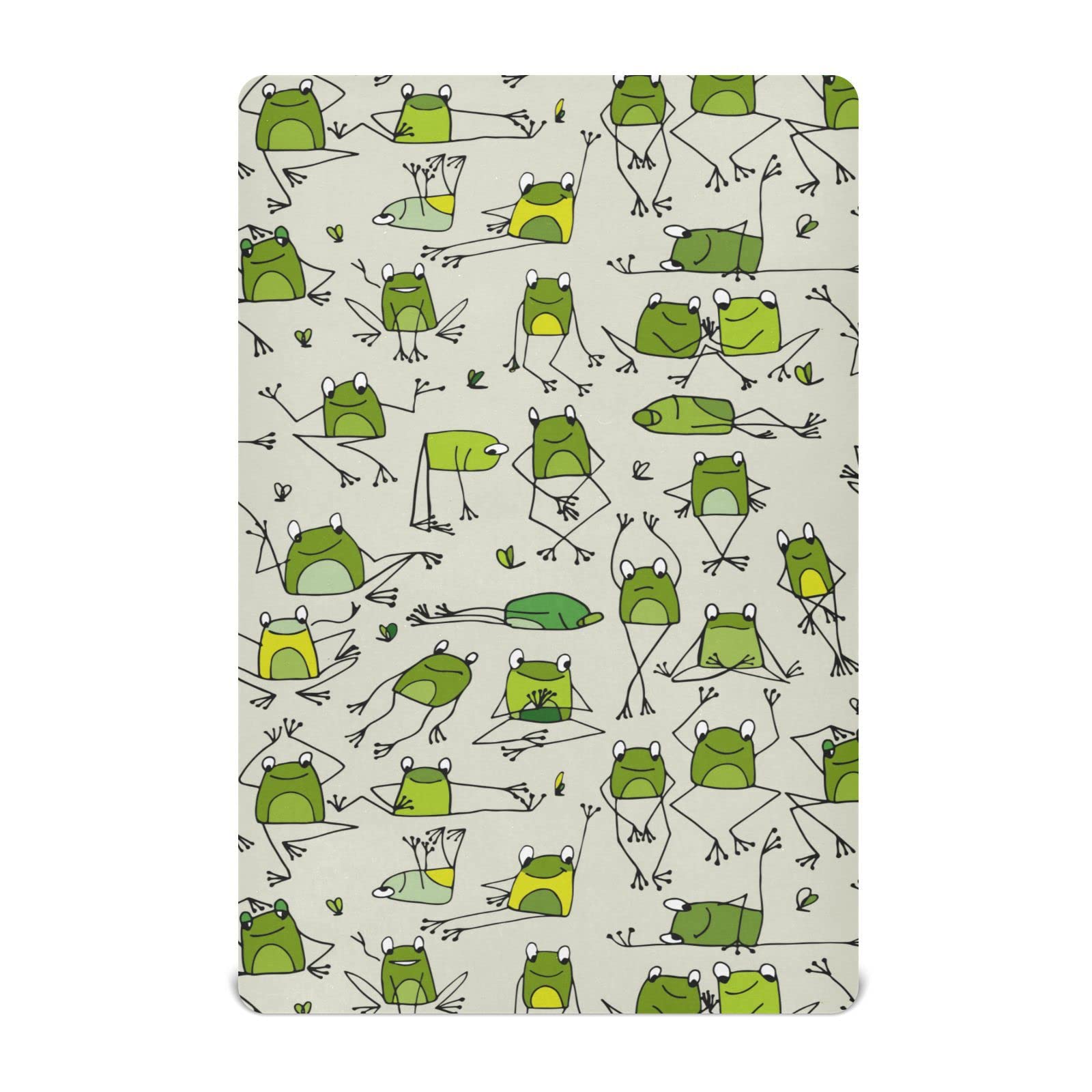 Amazon.com: Mazeann Funny Frogs Crib Sheets Soft Breathable Fitted Baby ...