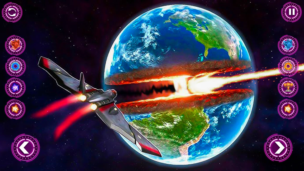 Super Solar Planet Smasher Simulator Games: Destroy Earth Universe ...