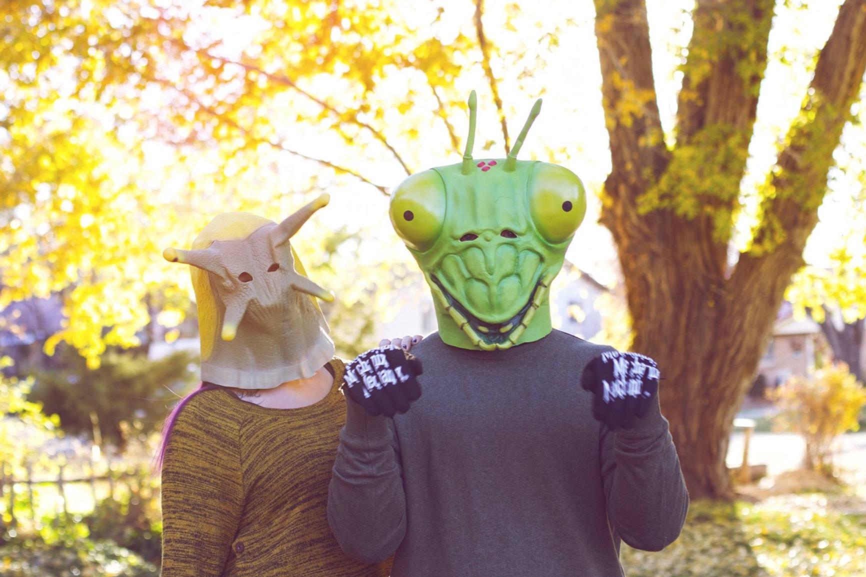 Amazon.com: Obtai Halloween Animal Latex Masks Banana Slug Snail Adult ...