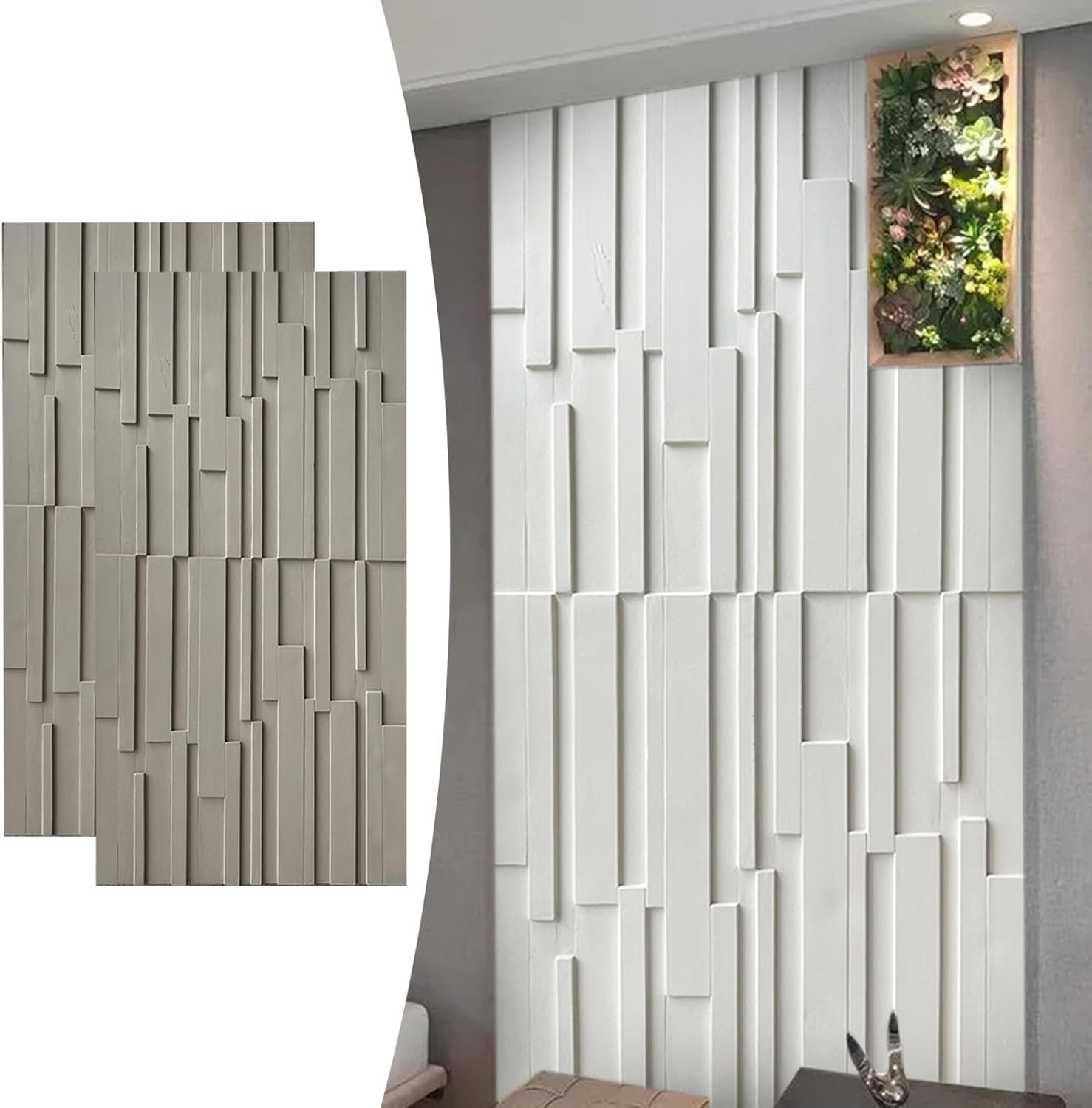 Amazon.com: 3D Wall Panels for Interior Decor, Mosaic Textured Covering ...