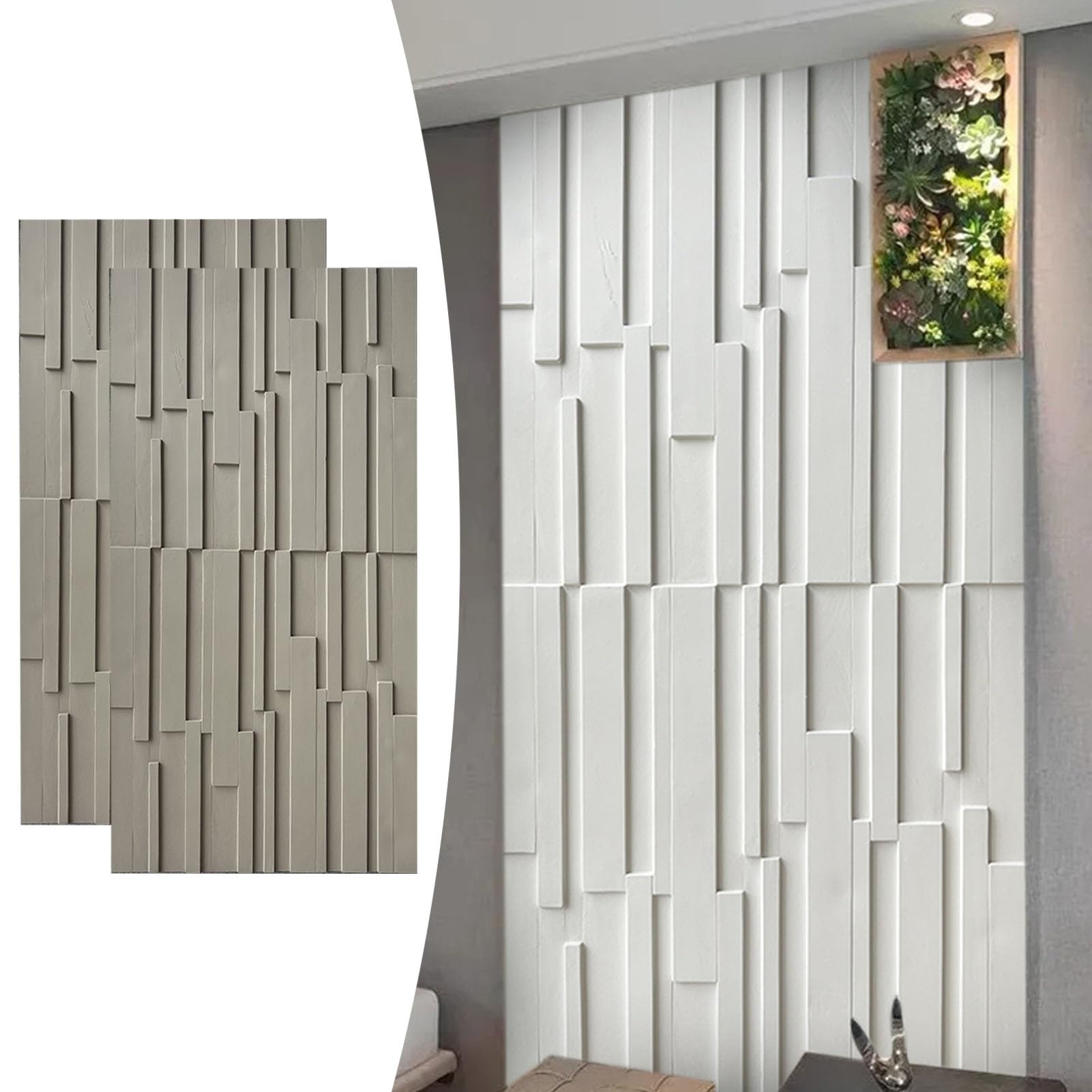 Decorative Plastic Wall Panels Amazon.com: Easy Peel & Stick, Durable