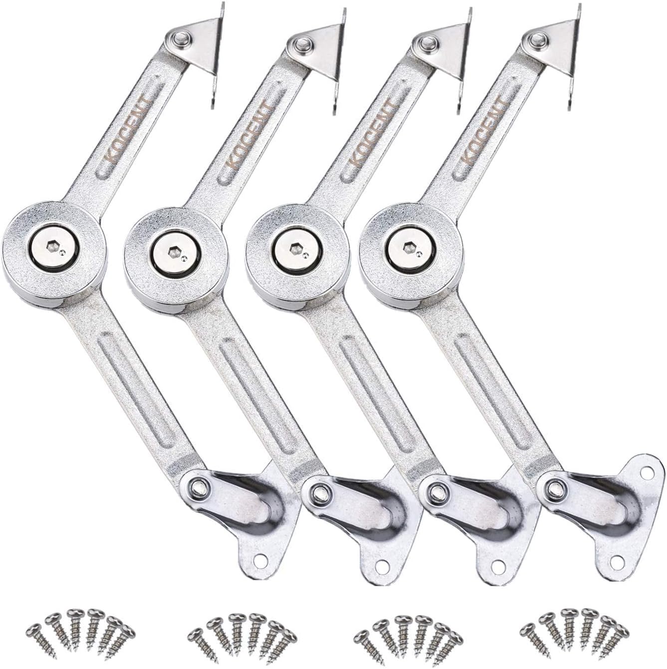 Kocent Heavy Duty Lid Stay Hinges Folding Lid Support Hinge for Cabinet ...