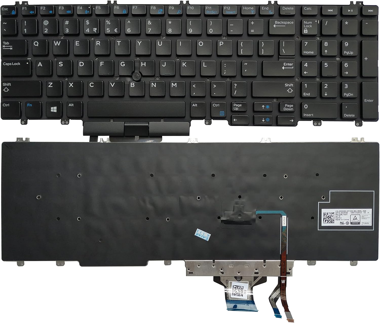 Amazon.com: Laptop Replacement Keyboard Compatible for Dell Precision ...