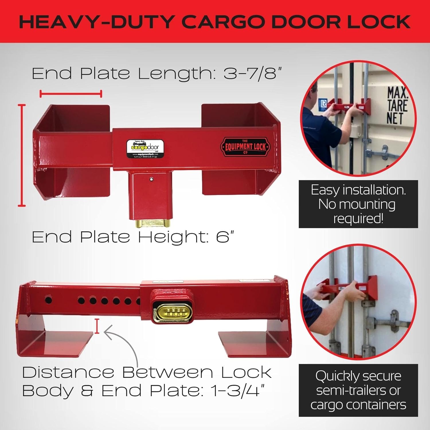 Buy Equipment Lock HDCDL Combination Version - Steel Heavy Duty Cargo ...