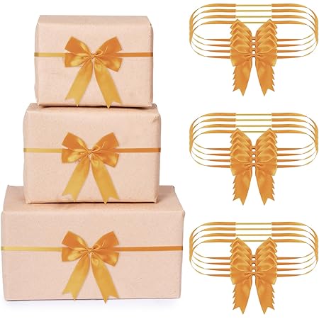 Amazon.com: 24 Pieces Christmas Stretch Loops with Bows Elastic Gift ...