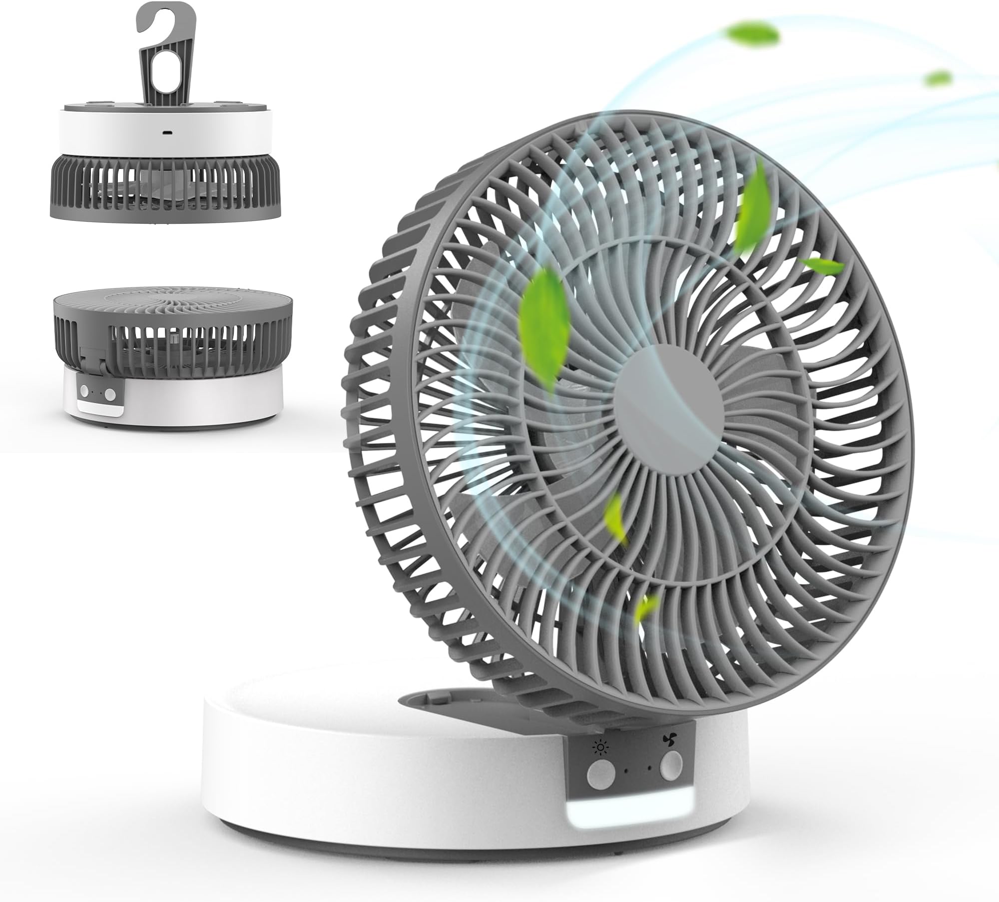 Lifelong USB Table Fan 150mm - Rechargeable & 5-Hr Battery Backup ...
