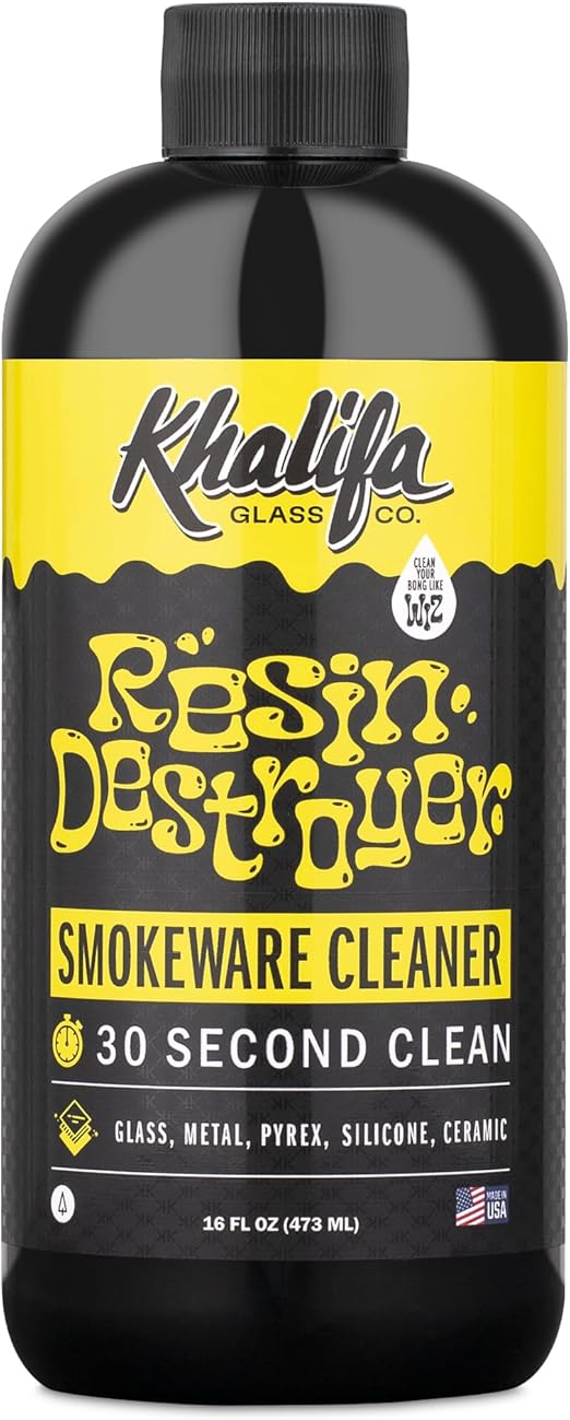 Amazon.com: Khalifa Resin Destroyer Cleaning Solution One 16 Fl Oz ...