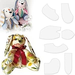 Amazon.com: Memory Bunny Template Ruler Set, Memory Bunny Patterns for ...