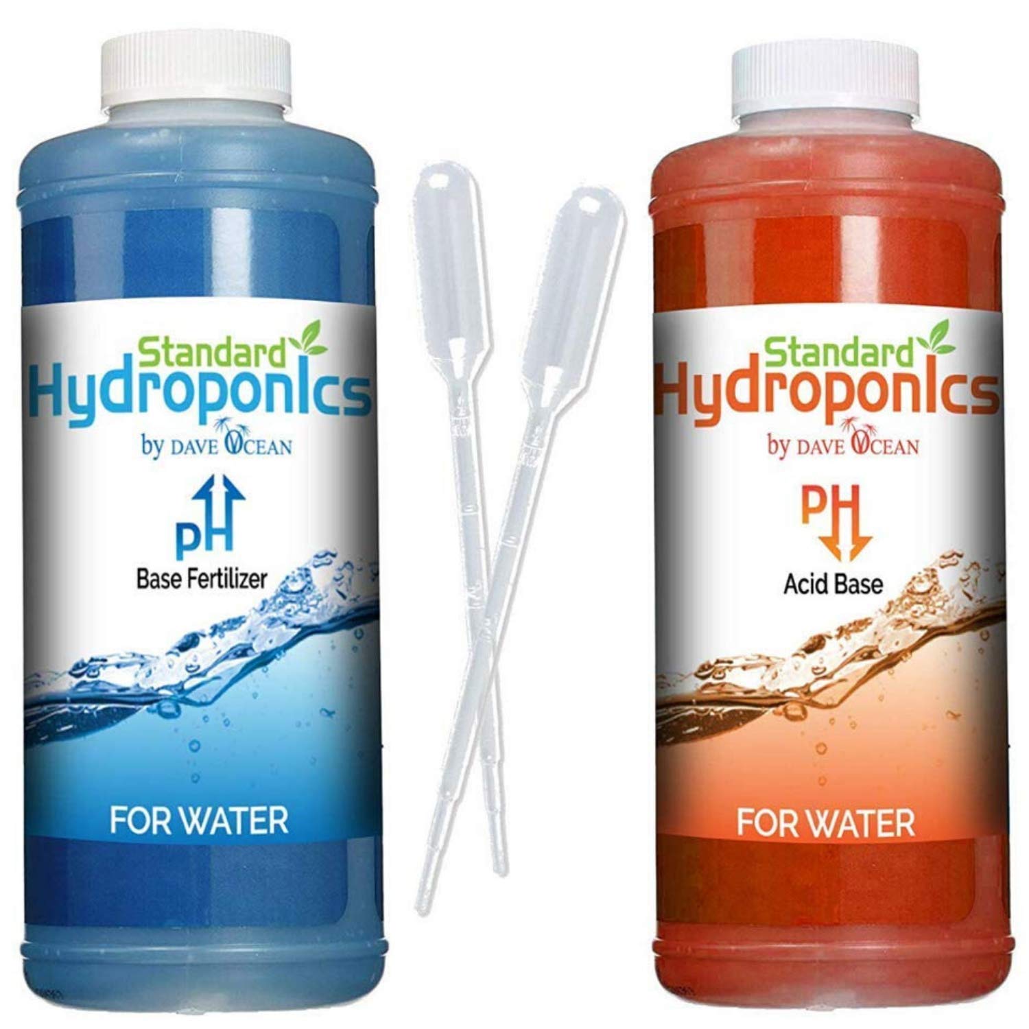 Standard Hydroponics pH Up and Down Kit,10 Ounce Liquide Nutrients ...