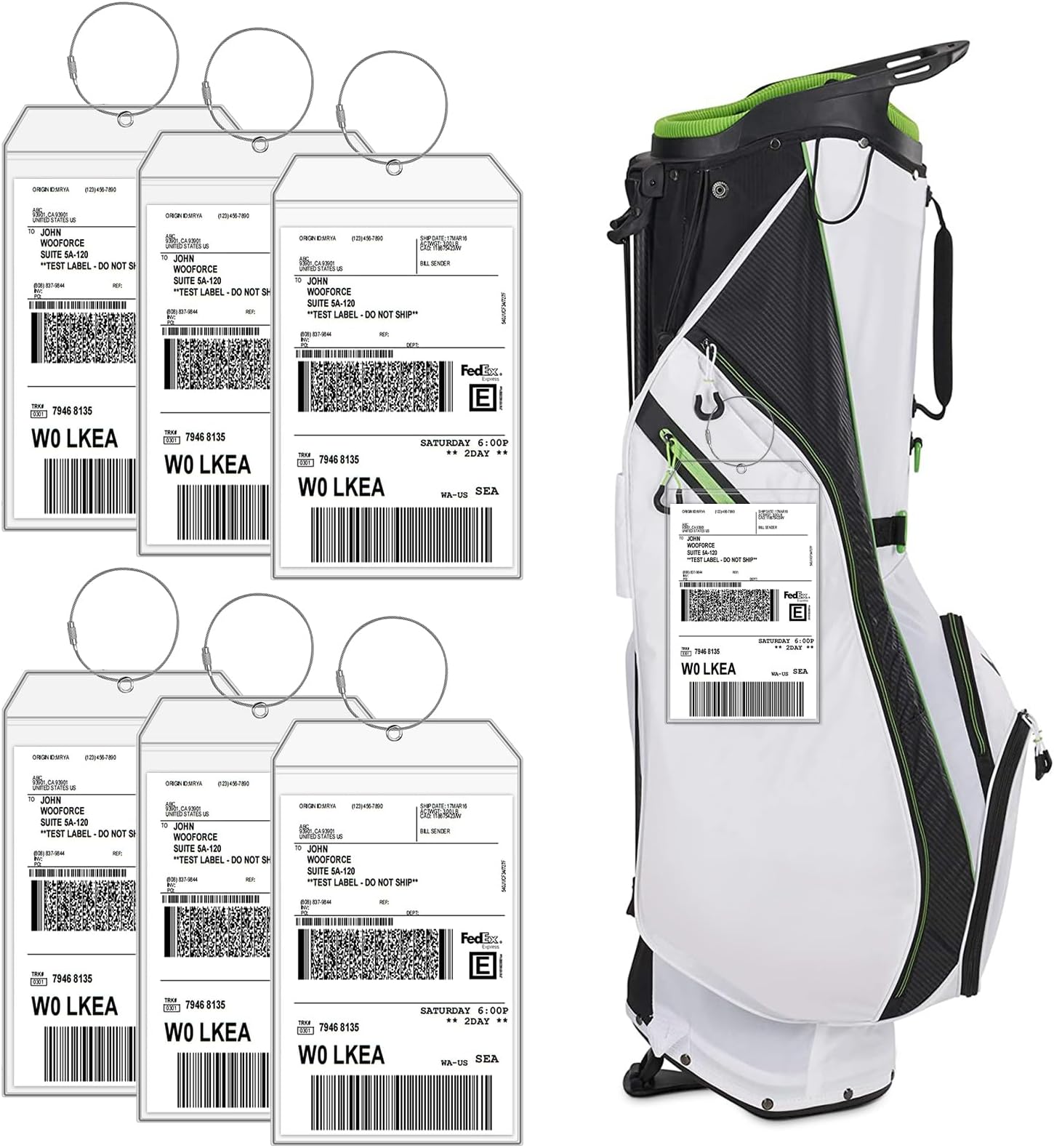 Amazon.com : ANOA Shipping Tag – a Reusable Shipping Tag That Holds ...