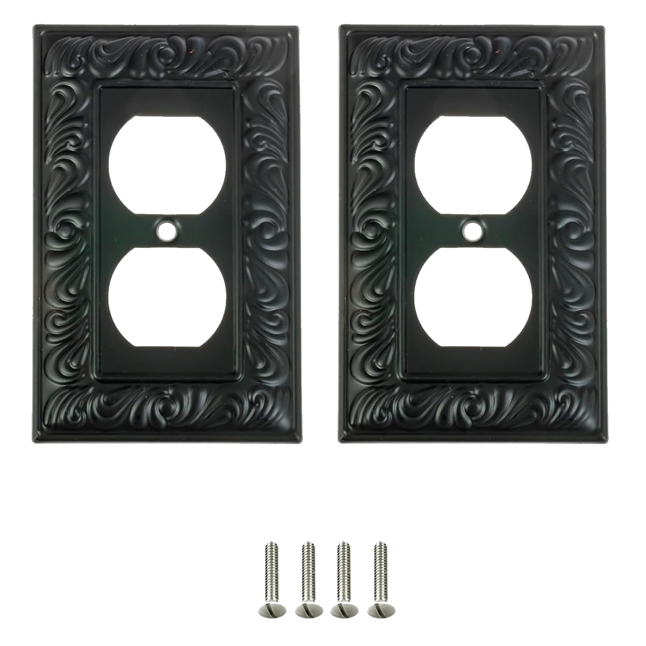 SleekLighting | Beveled Black Architecture Wall plates | Electric ...