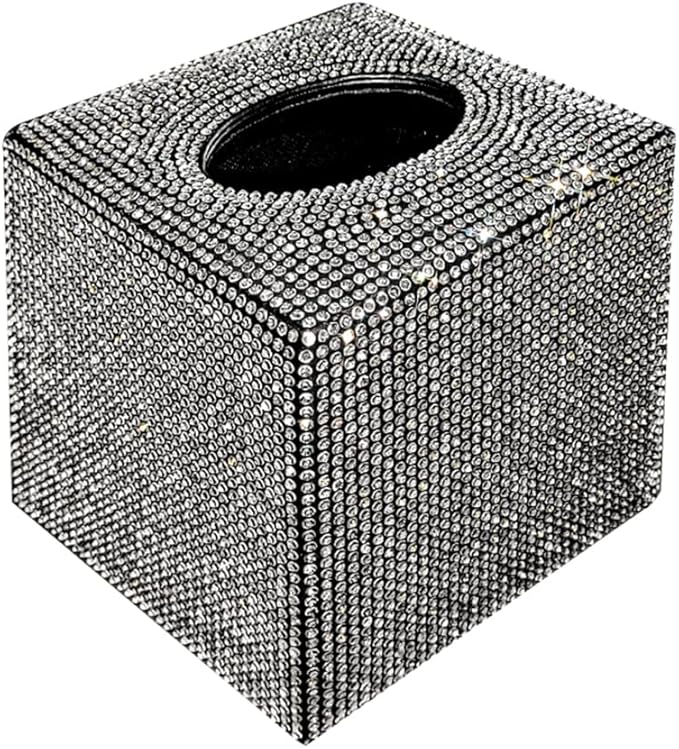 Amazon.com: Bling Tissue Holder with Crystal Rhinestone Square Tissue ...