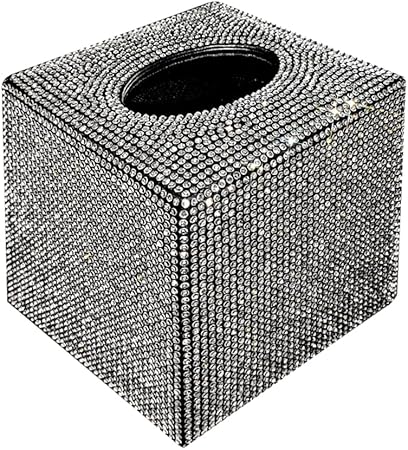 Amazon.com: Bling Tissue Holder with Crystal Rhinestone Square Tissue ...