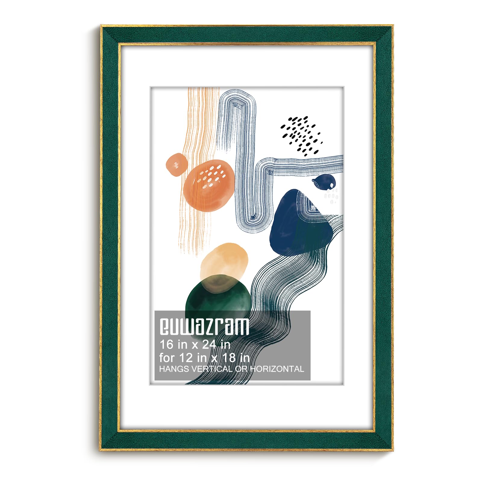 Amazon.com - euwazram Suede 16x24 Frame - Single Frame, Christmas ...