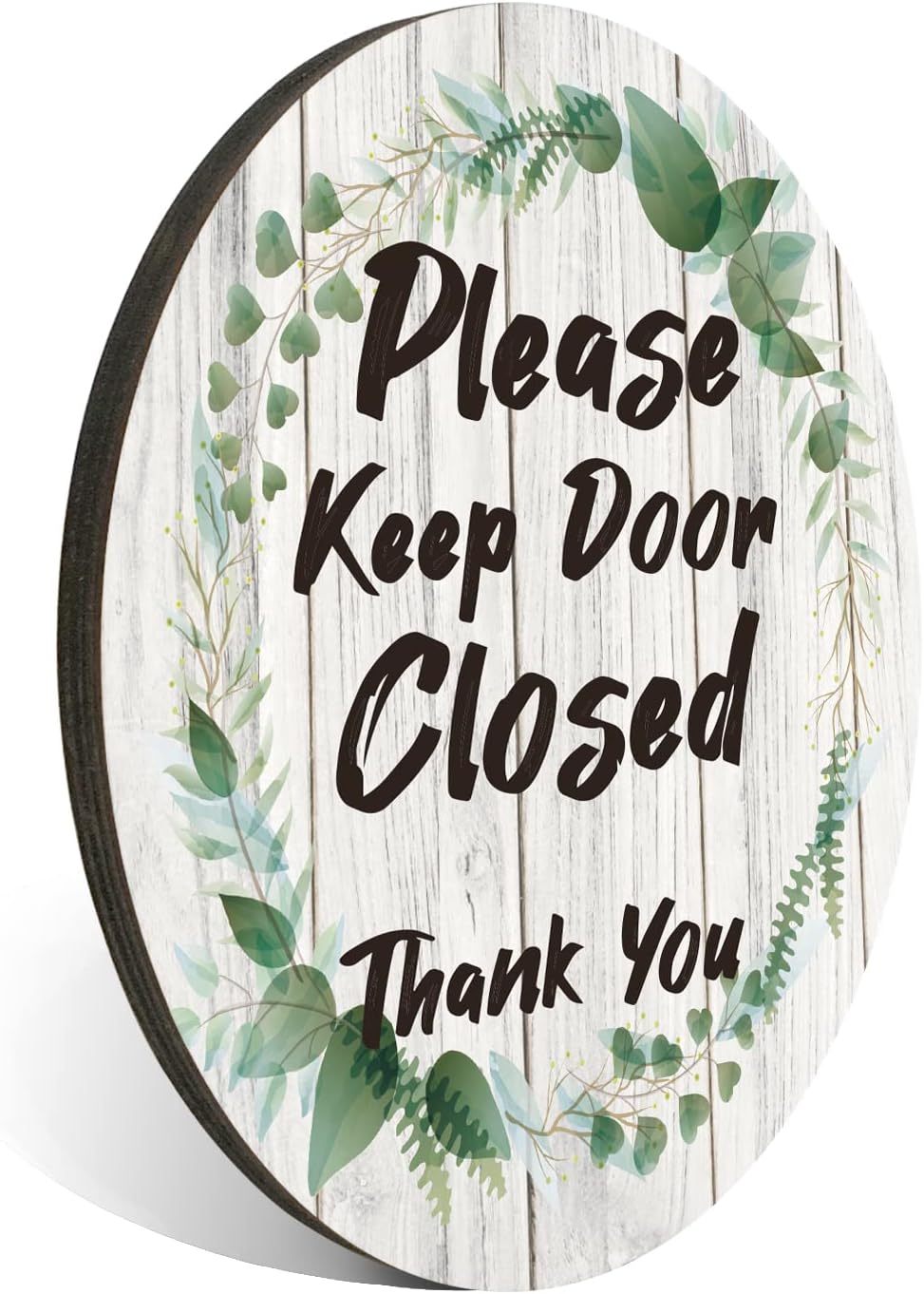 Amazon.com : Please Close Door Behind You Sign, Self Adhesive ...