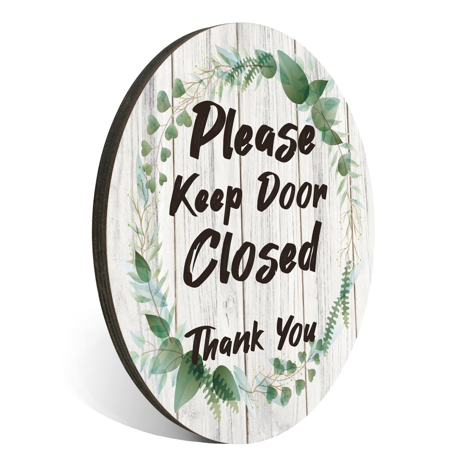 Snapklik.com : Please Keep Door Closed Sign For House, Front Door Thank ...