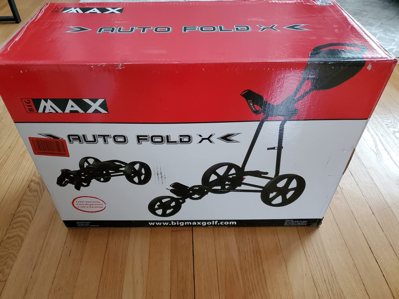 $23/mo - Finance Big Max Autofold X Golf Push Cart – Lightweight ...