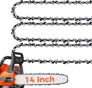 Amazon.com: EXSHP 14 Inch Chainsaw Chain 3/8" LP Pitch .043" Gauge 50 ...