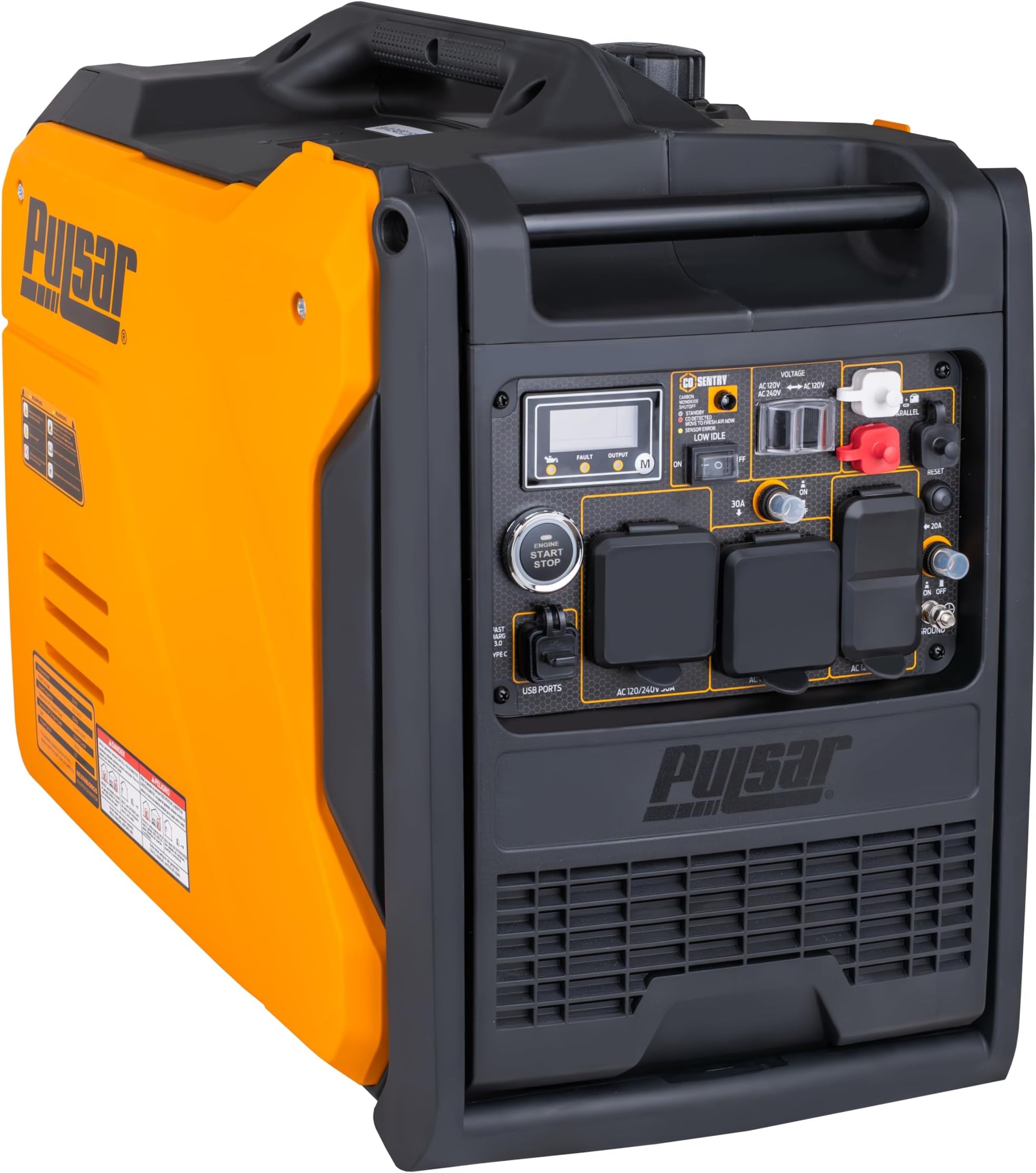 Amazon.com : Pulsar 6000 Watt Portable Inverter Generator, Dual Fuel ...