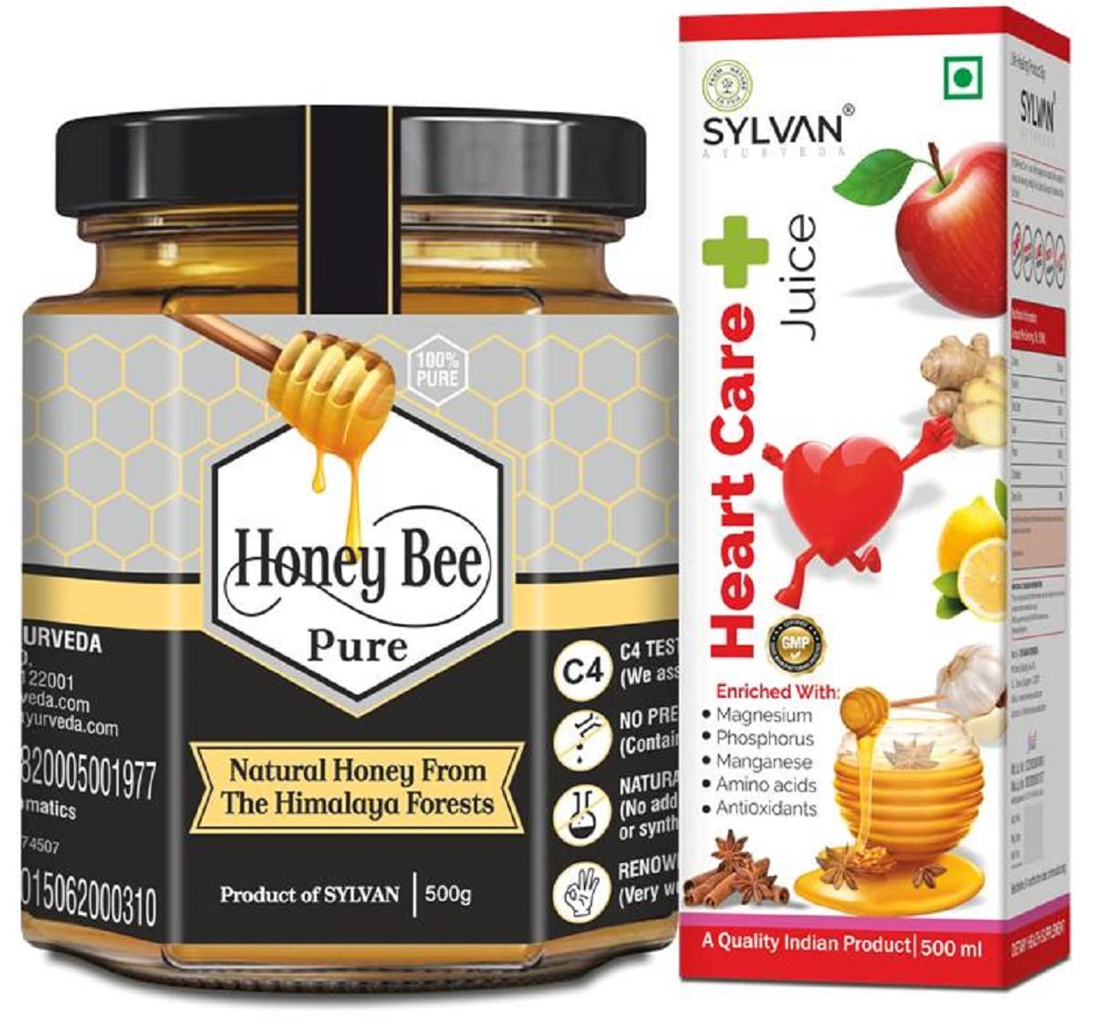 Sylvan Heart Care+ Juice with Honey Bee| Help to Improve Immunity ...