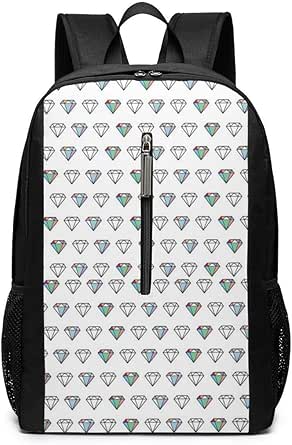 Amazon.com: Diamonds Iconic Campus Backpack,Casual Daypack Backpacks 17 ...